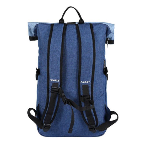 Balo Simple Carry Easyopen 3 xanh navy