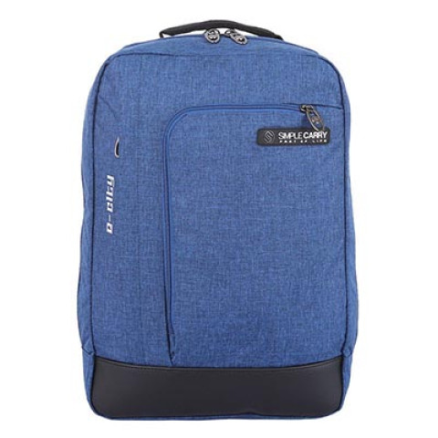Balo laptop 16 inch Simple Carry E-CITY xanh đậm